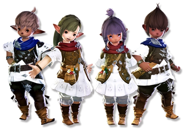 Lalafells: peuples des Plaines et peuple des Dunes (race) — LES ...